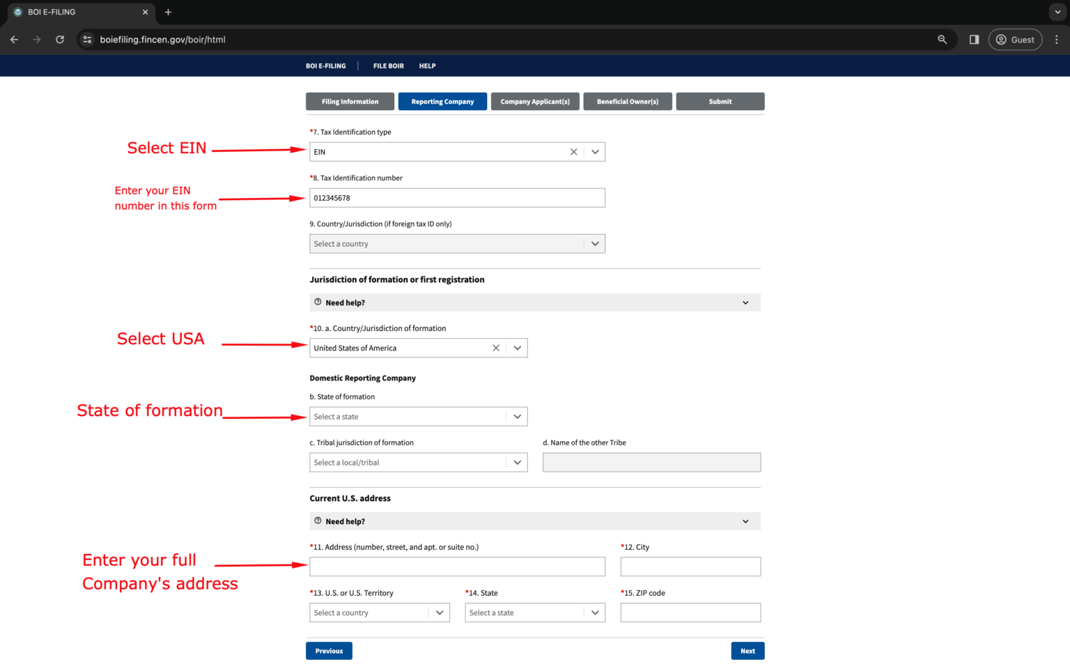 How to file the Beneficial Ownership Information Report (BOIR) – Privatily helpdesk