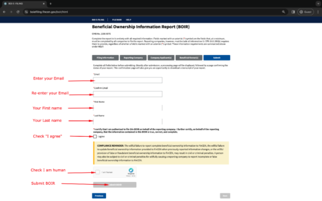 How to file the Beneficial Ownership Information Report (BOIR ...