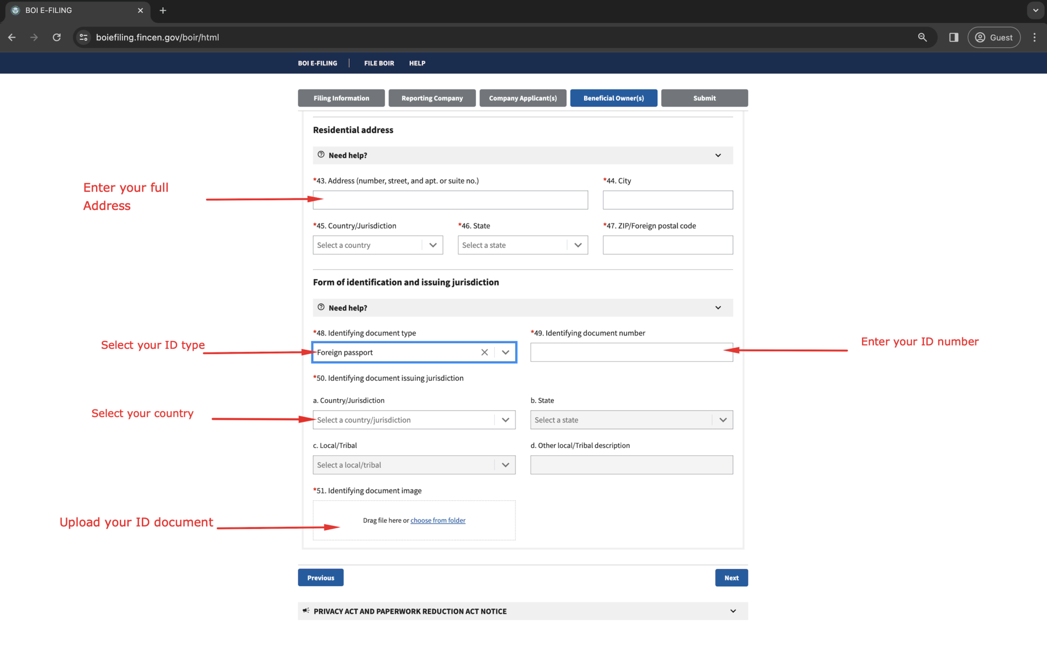 How to file the Beneficial Ownership Information Report (BOIR ...